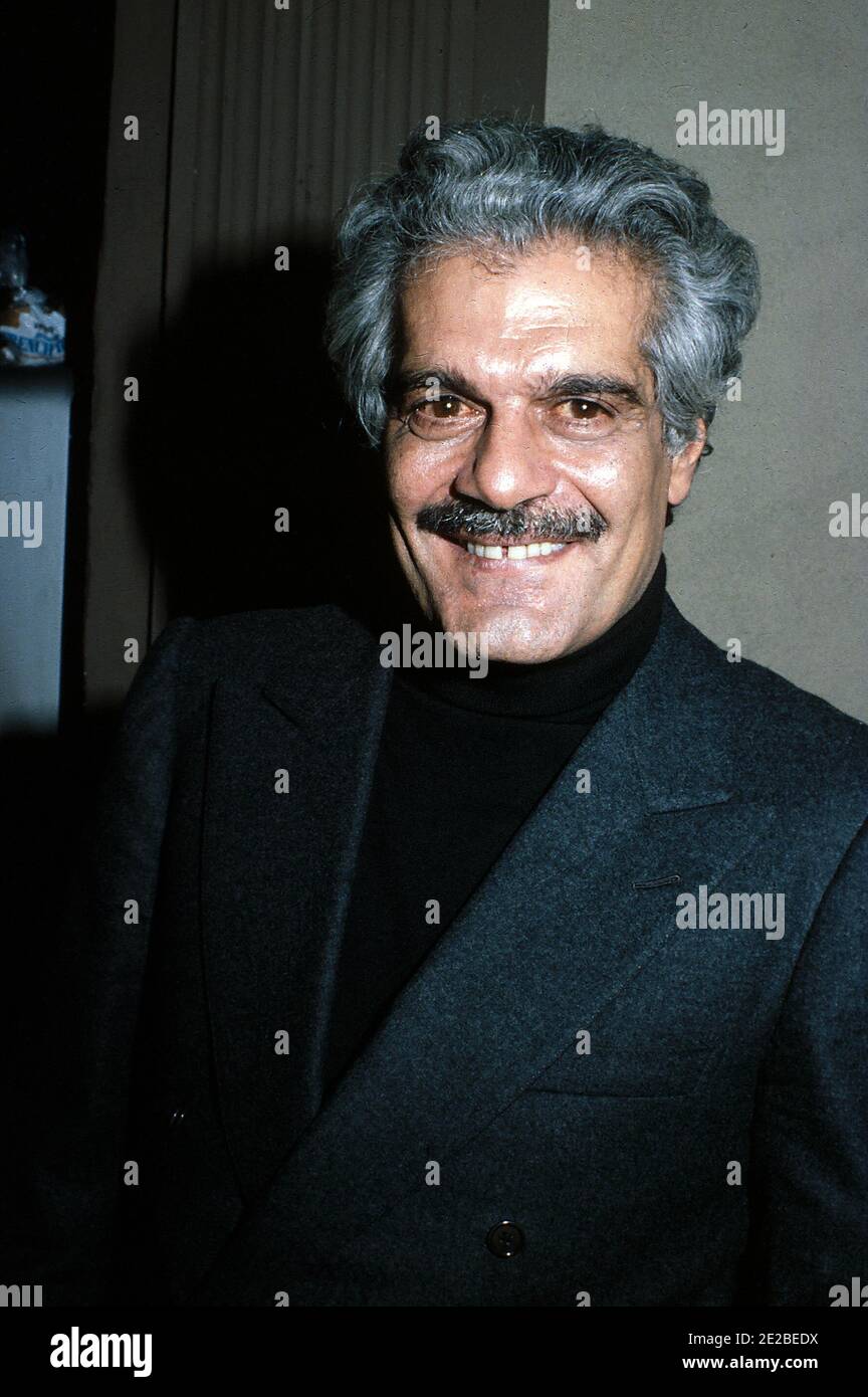 OMAR SHARIF Credit: Ralph Dominguez/MediaPunch Stock Photo - Alamy