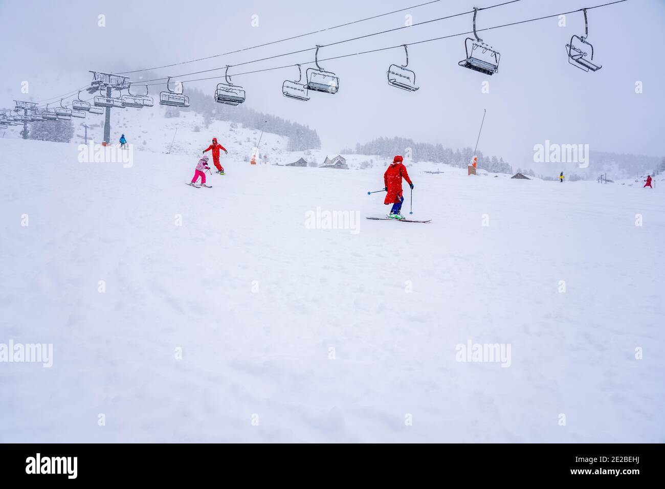Child to a ski race hi-res stock photography and images - Alamy