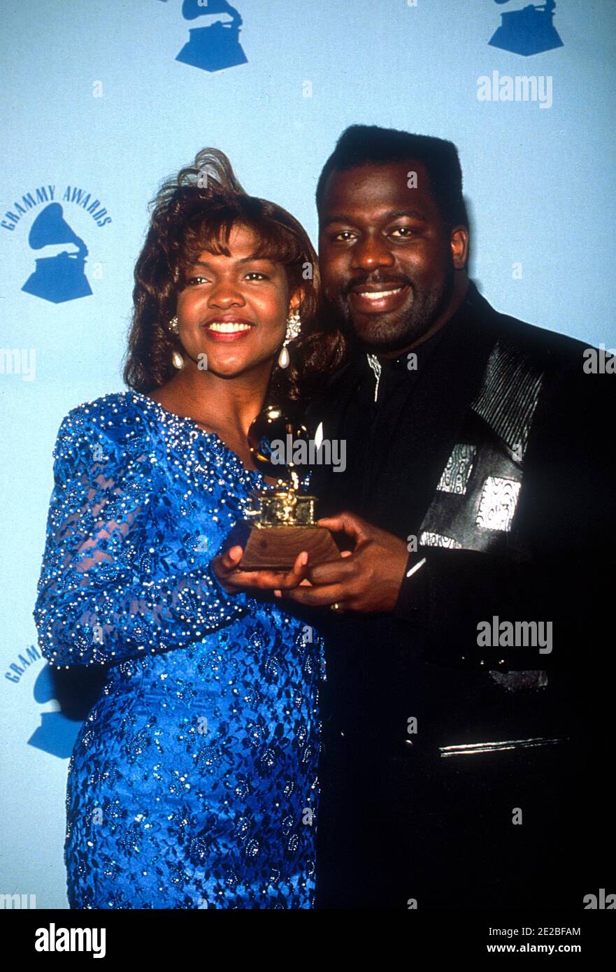 CECE AND BEBE WINANS AT THE 32ND ANNUAL GRAMMY AWARDS. Credit: Ralph ...