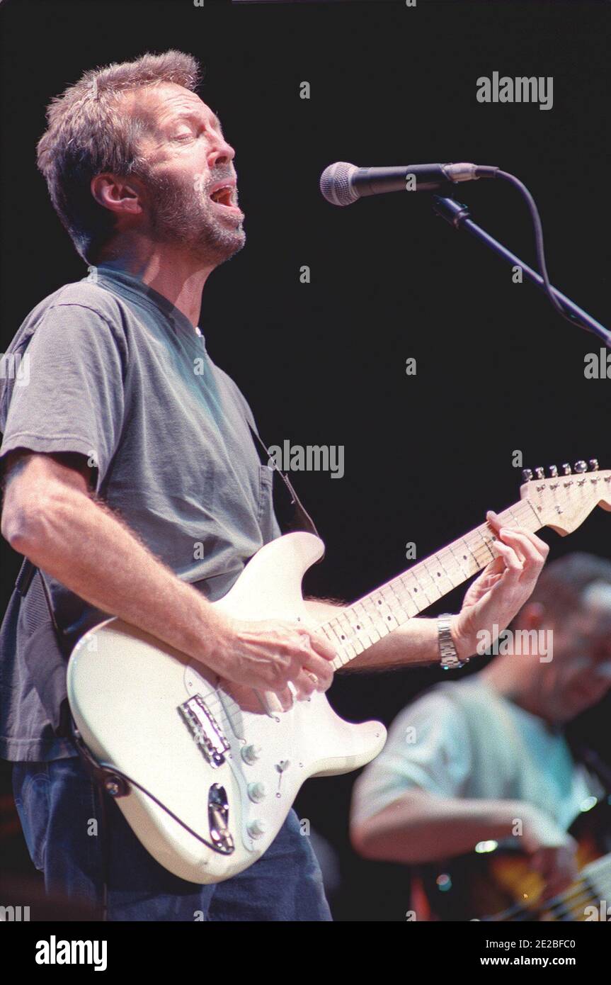 Eric clapton performing live royal hi-res stock photography and images ...