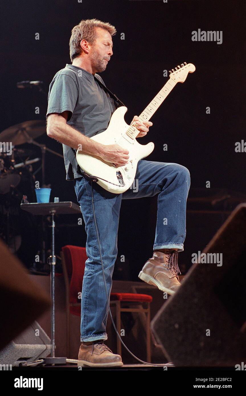 Eric clapton performing live royal hi-res stock photography and images ...