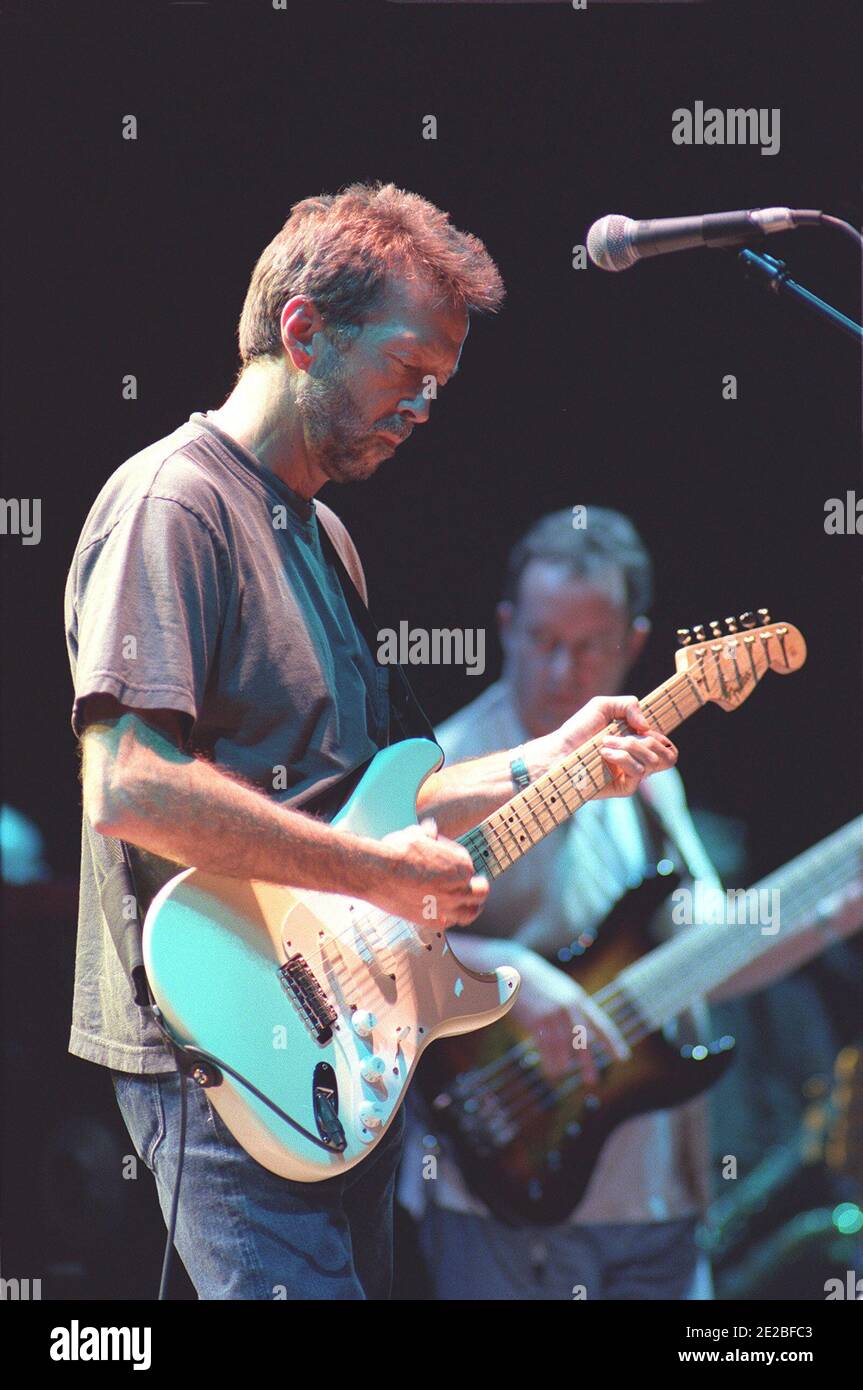 Eric clapton performing live royal hi-res stock photography and images ...