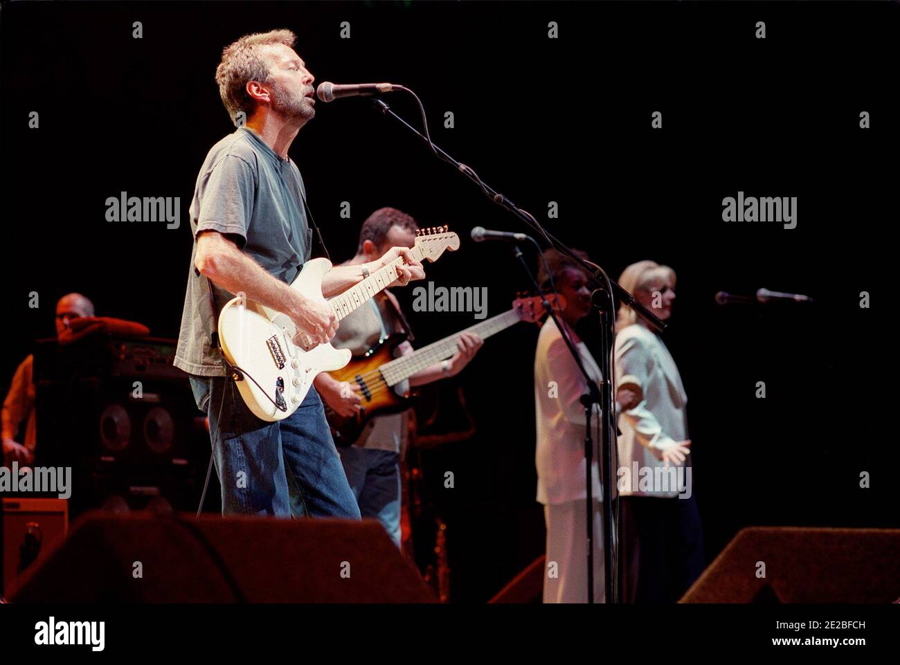 Eric clapton performing live royal hi-res stock photography and images ...