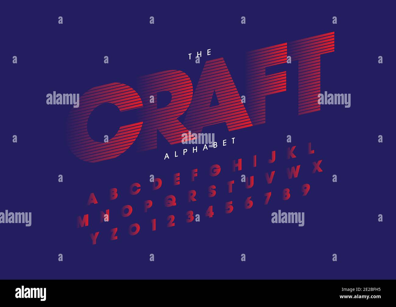 Vector of stylized alphabet and font Stock Vector Image & Art - Alamy