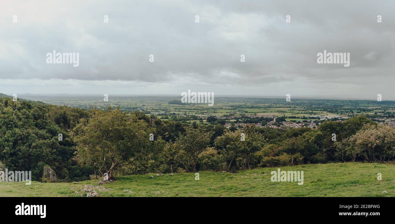 Panoramic view cheddar gorge hi-res stock photography and images - Alamy