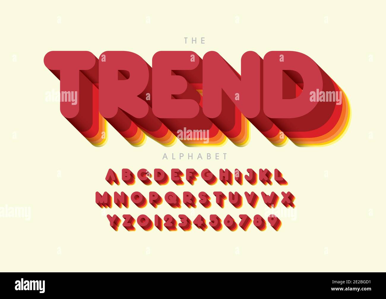 Vector of stylized alphabet and font Stock Vector Image & Art - Alamy