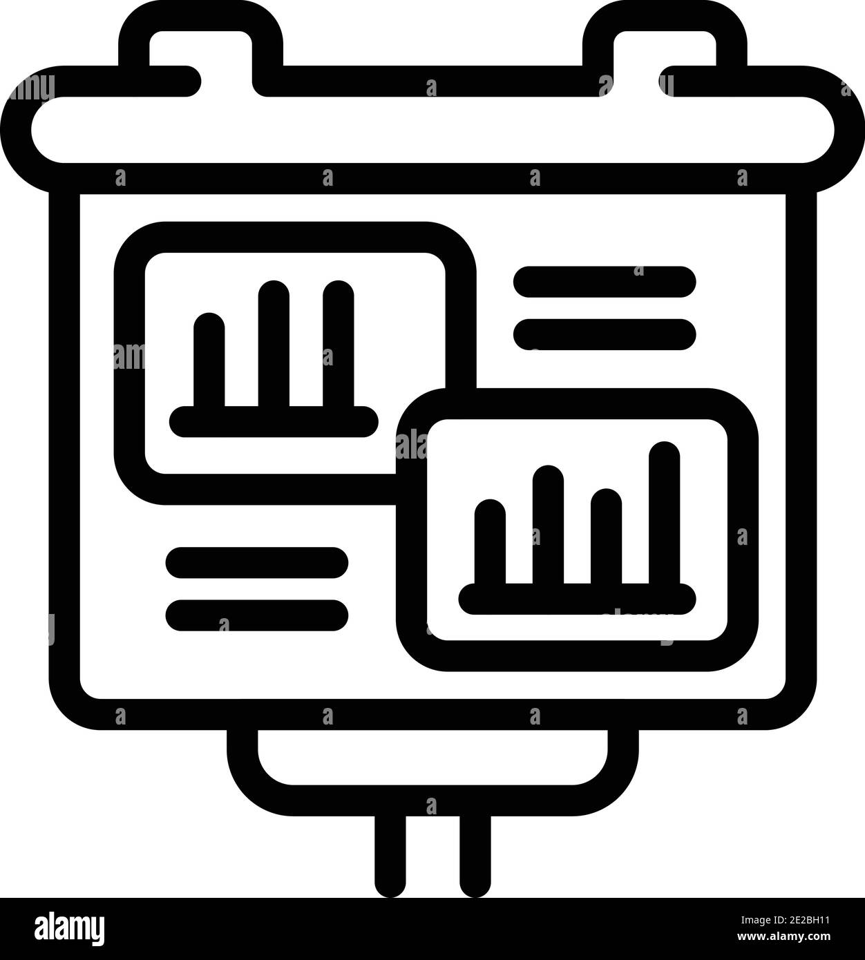 Banner credibility icon. Outline banner credibility vector icon for web ...