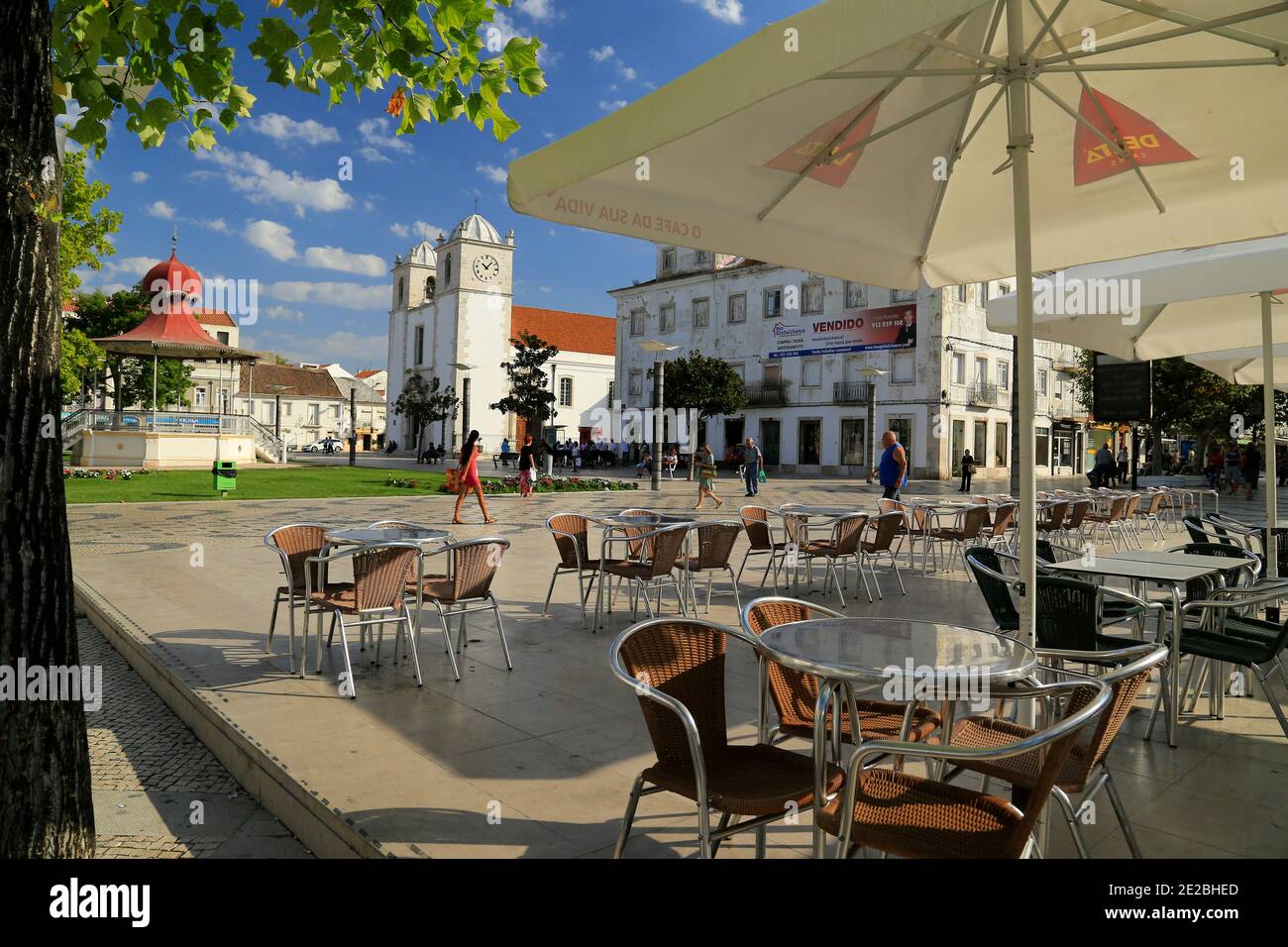 Montijo, town centre, Portugal Stock Photo - Alamy