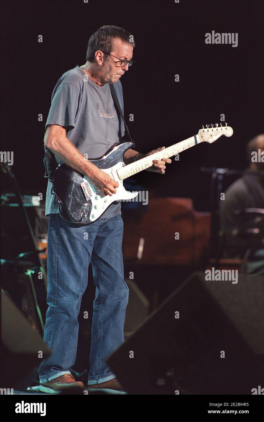 Eric Clapton in concert at The Birmingham NEC Arena in Birmingham, UK ...