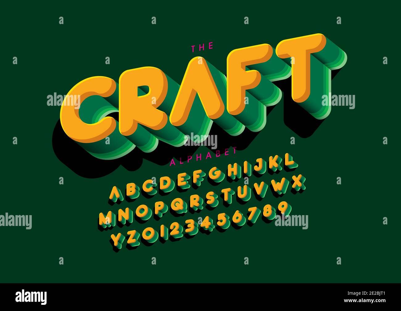 Vector of stylized alphabet and font Stock Vector Image & Art - Alamy