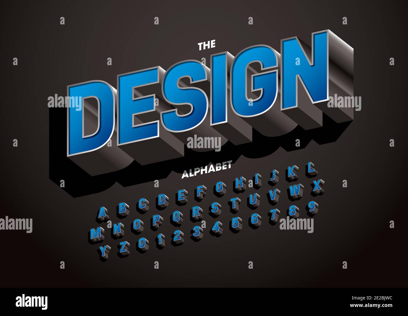 Vector of stylized alphabet and font Stock Vector Image & Art - Alamy
