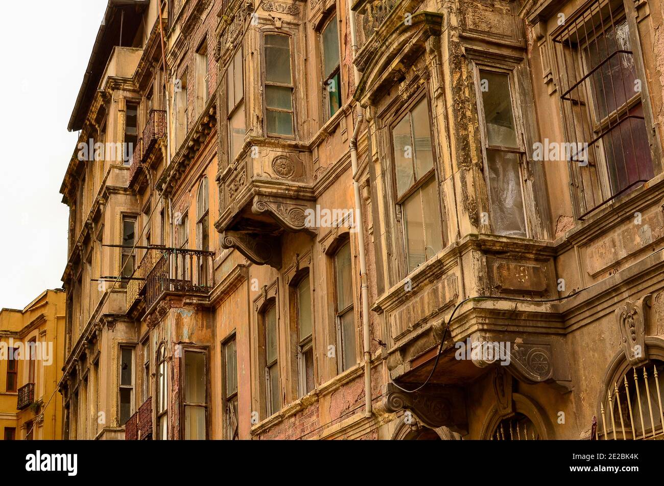 Istanbul, Turkey - November 29, 2012: Old building in Istanbul Stock ...