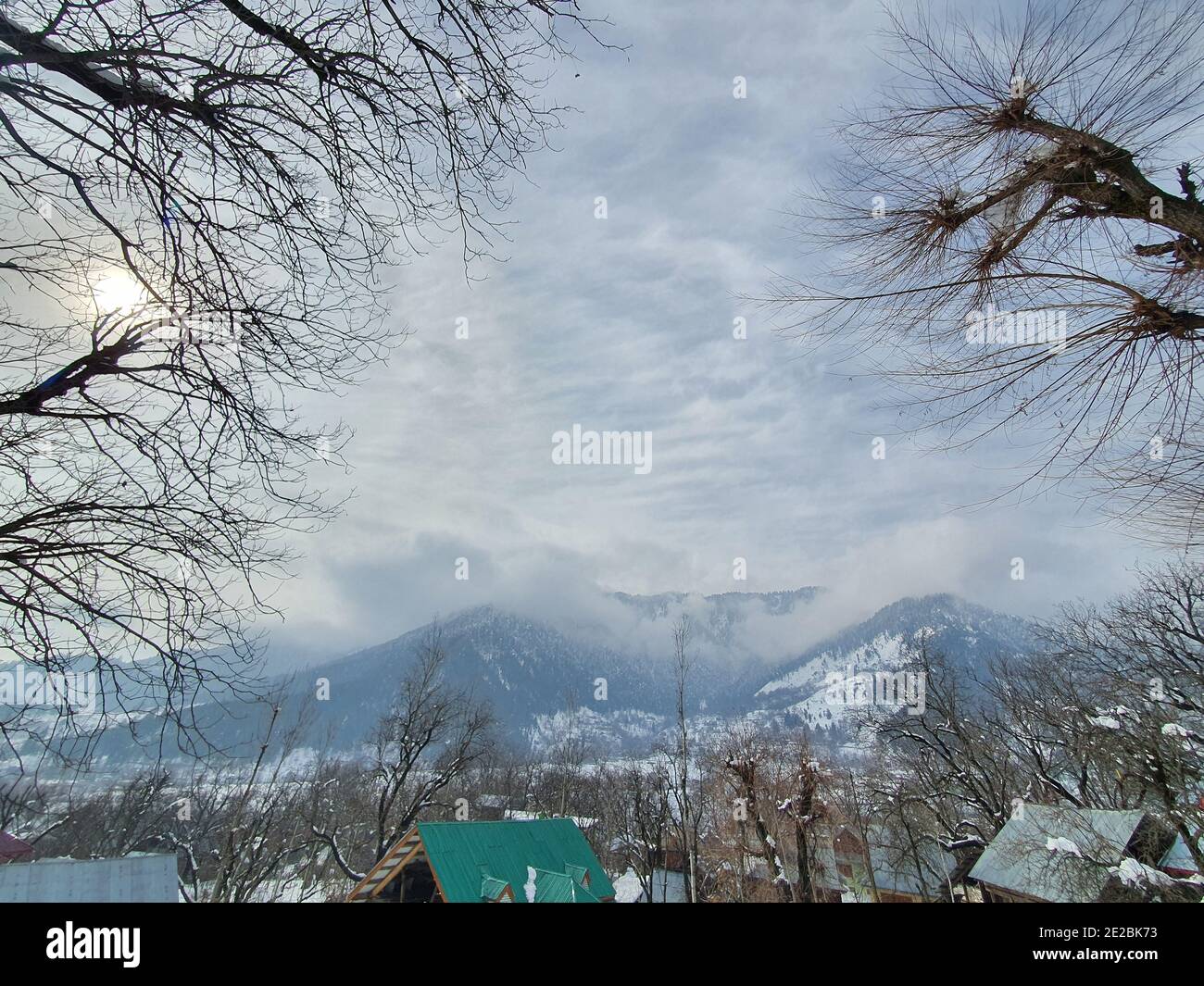 Snow fall in Jammu and Kashmir is common from December to February ...