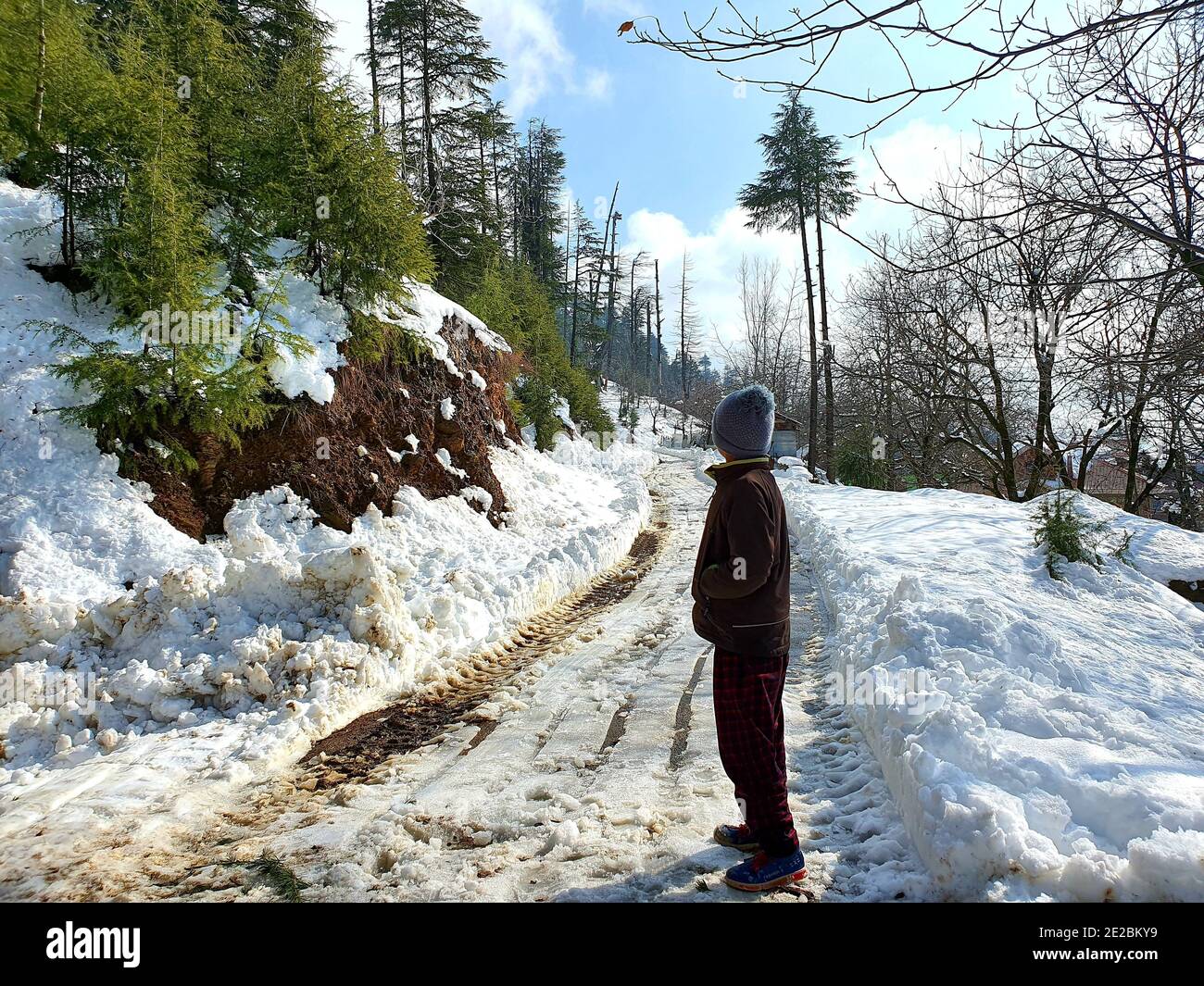 Snow fall in Jammu and Kashmir is common from December to February ...