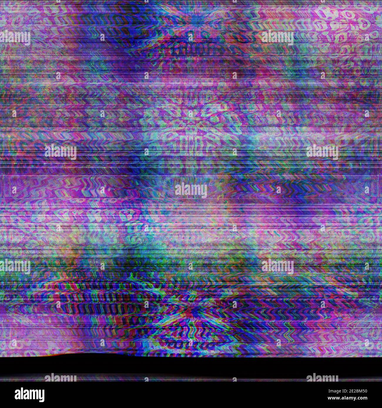 Seamless techno glitch RGB computer monitor noise Stock Photo - Alamy
