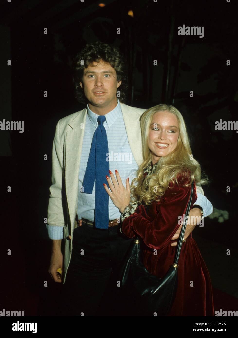 Catherine Hickland and David Hasselhoff Credit: Ralph Dominguez ...