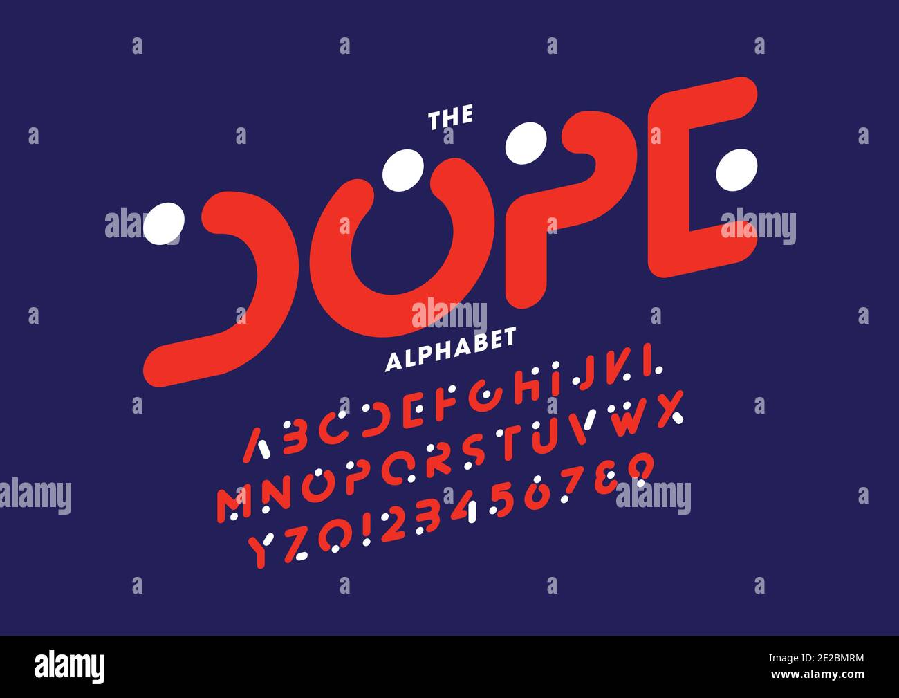 Vector of stylized alphabet and font Stock Vector Image & Art - Alamy