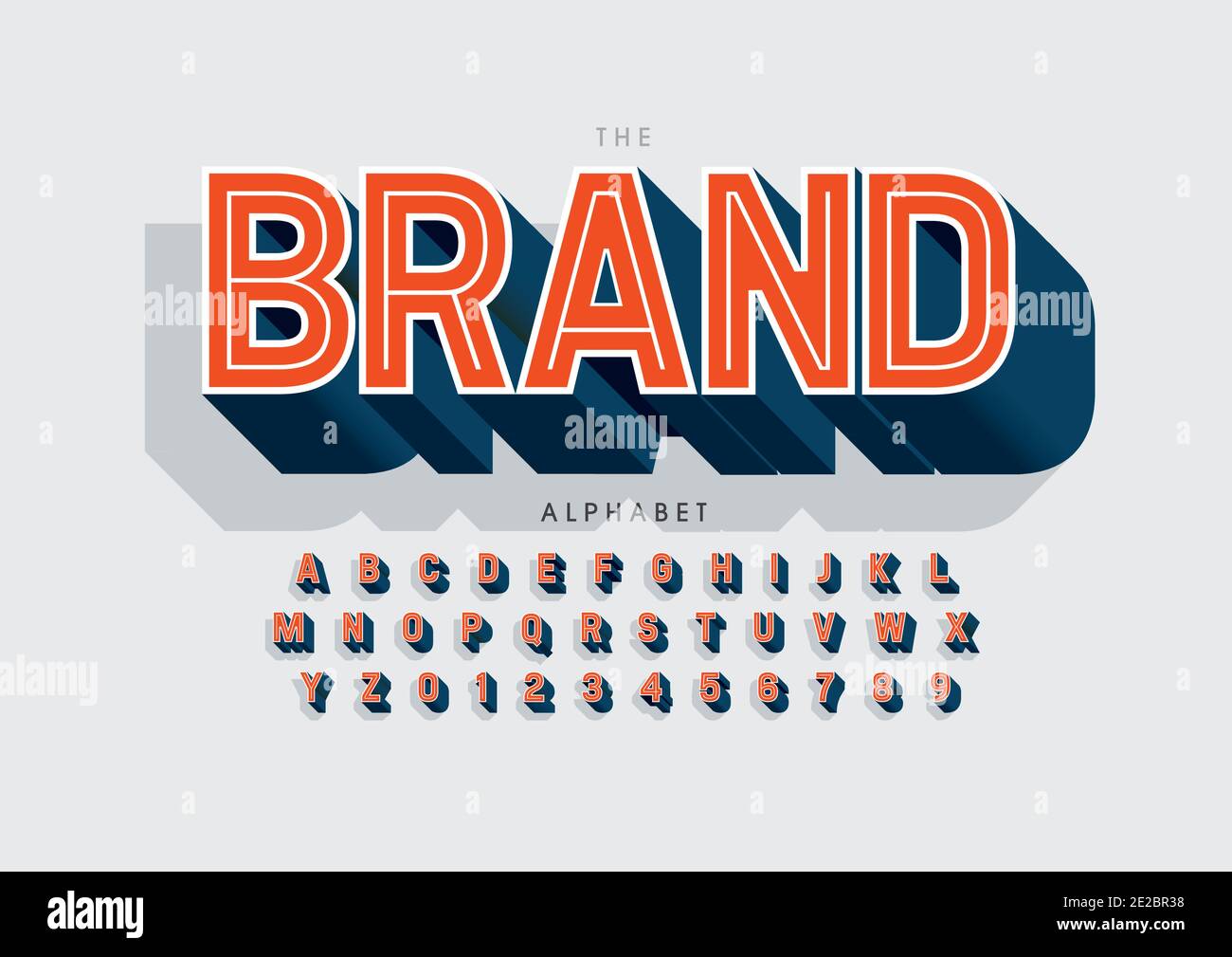 Vector of stylized alphabet and font Stock Vector Image & Art - Alamy
