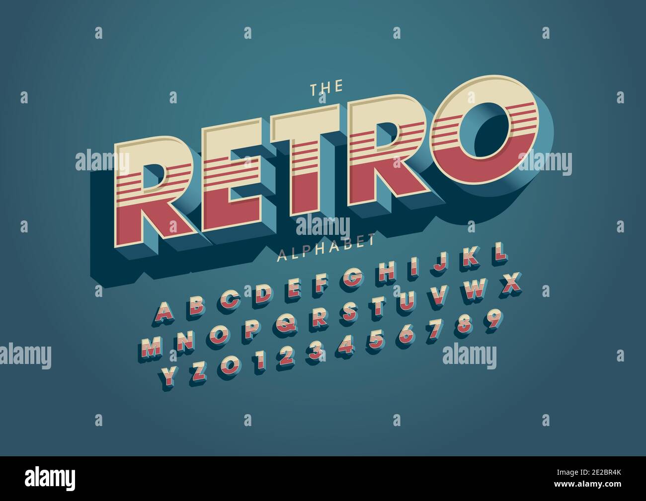 Vector of stylized alphabet and font Stock Vector Image & Art - Alamy