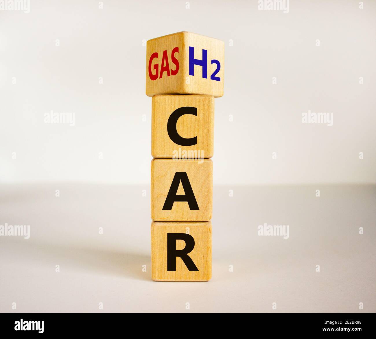 Gas car or H2 hydrogen car symbol. Turned a cube and changed words 'gas ...
