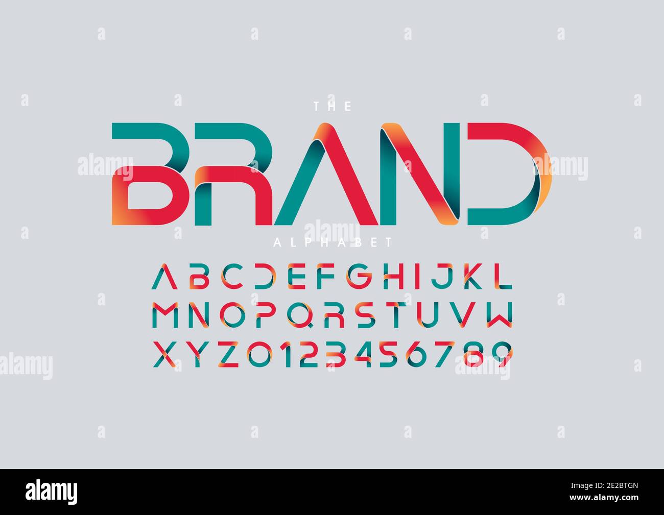 Vector of stylized alphabet and font Stock Vector Image & Art - Alamy