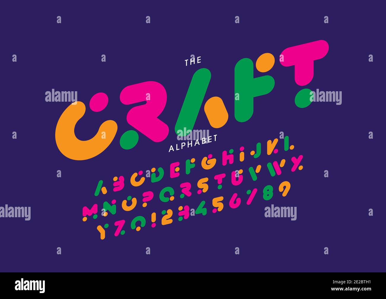 Vector of stylized alphabet and font Stock Vector Image & Art - Alamy