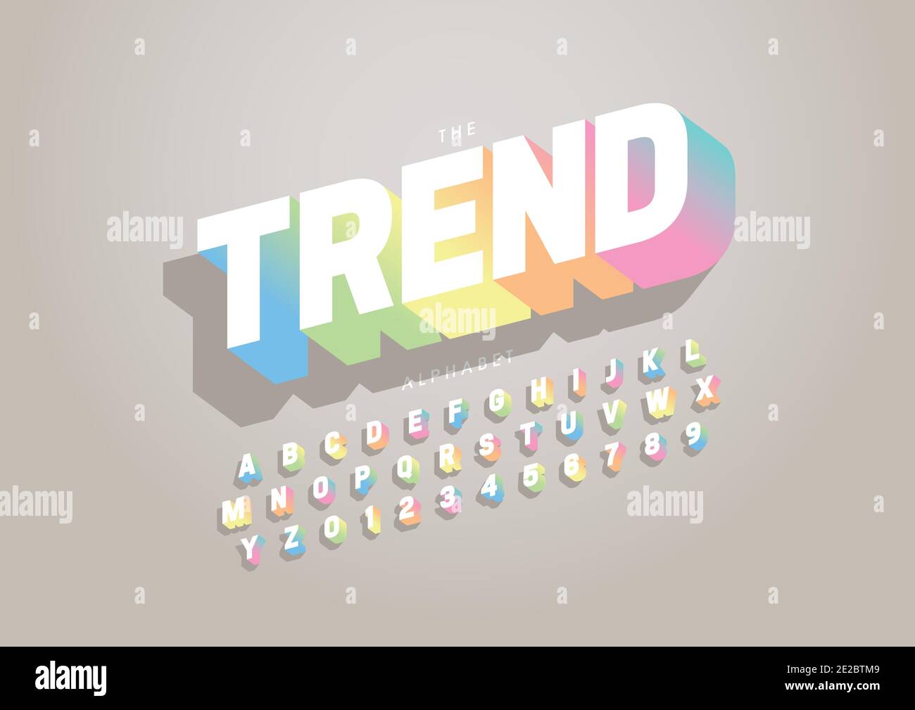 Vector of stylized alphabet and font Stock Vector Image & Art - Alamy