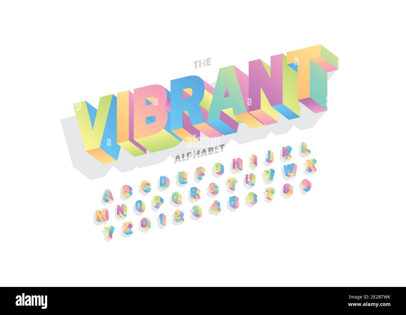 Vector of stylized alphabet and font Stock Vector Image & Art - Alamy