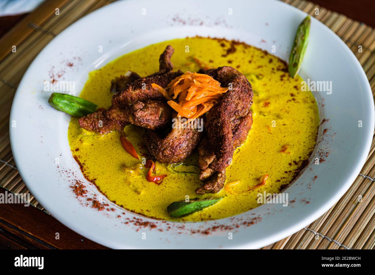 Local dish from the Caribbean island of Grenada. Saint George's ...