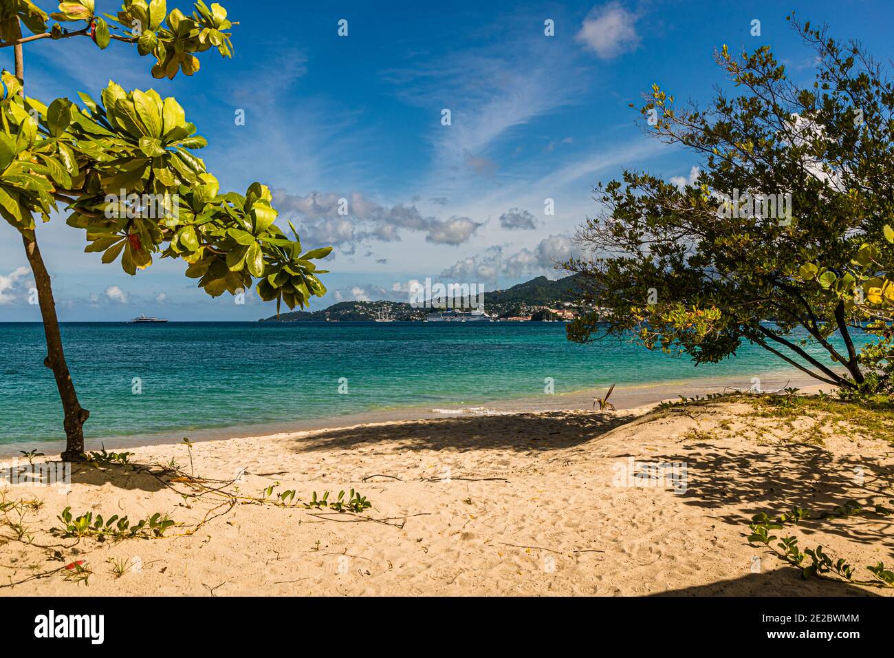 The Lime Beach, Grenada Stock Photo - Alamy