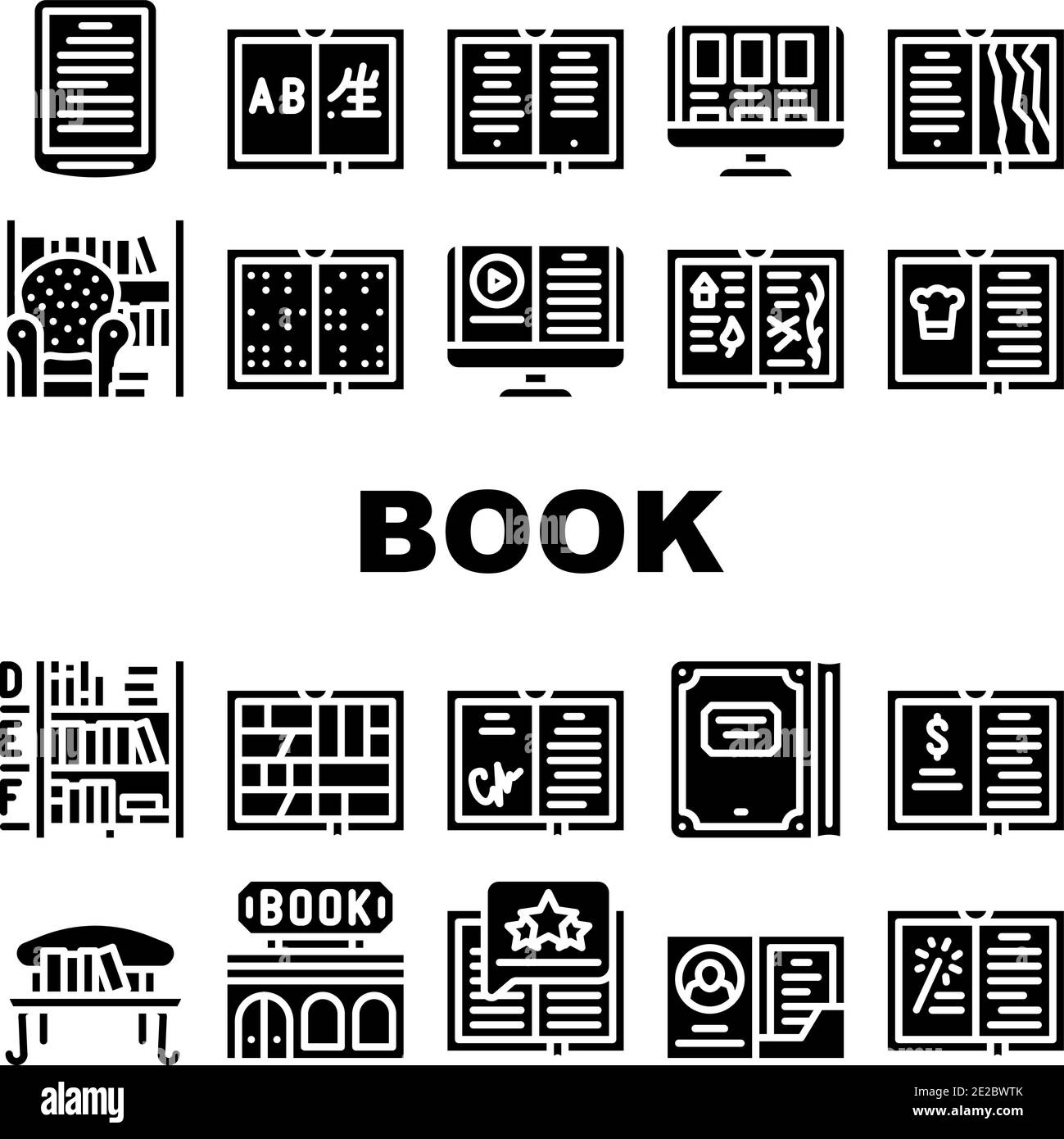 Book shop signs Stock Vector Images - Alamy