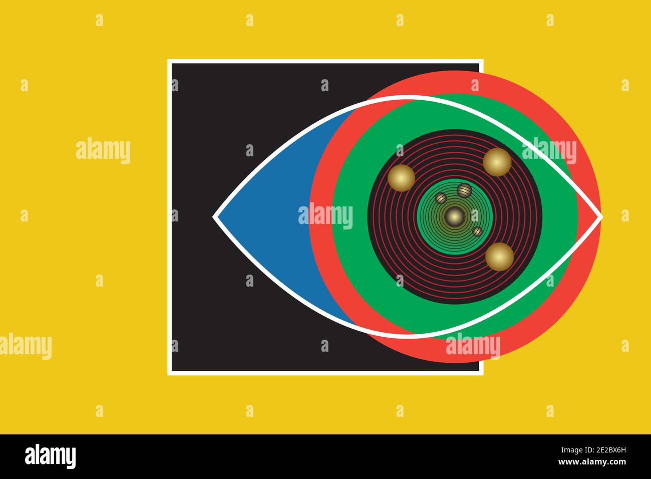 Geometric eye Stock Vector Images - Alamy