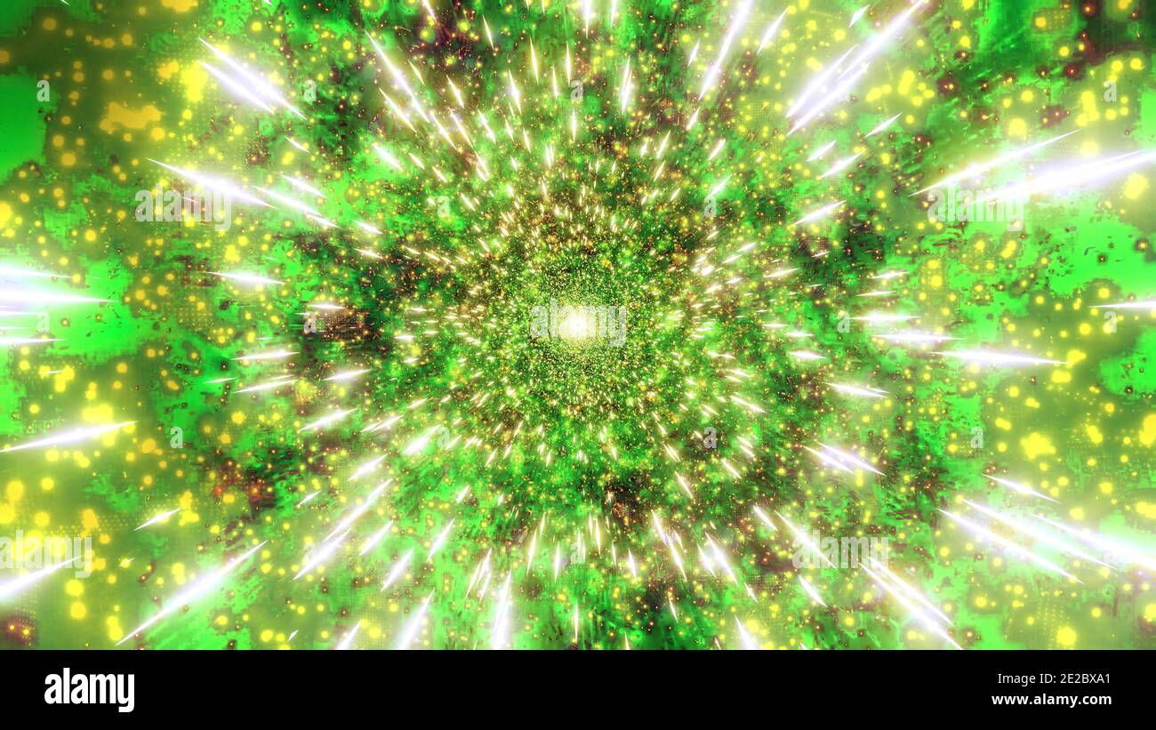 Color changing concept space art 3d illustration background wallpaper ...