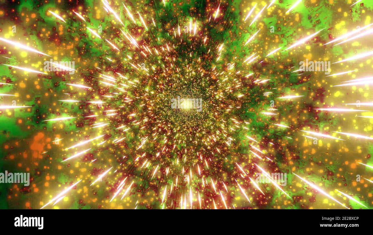 Color changing concept space art 3d illustration background wallpaper ...