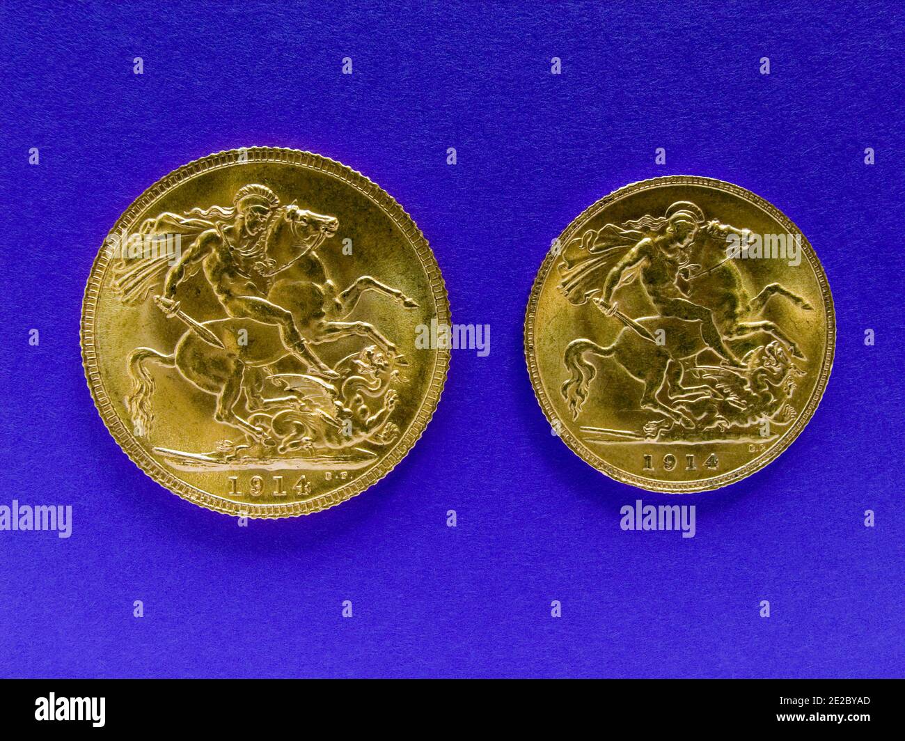 Gold sovereign hi-res stock photography and images - Alamy