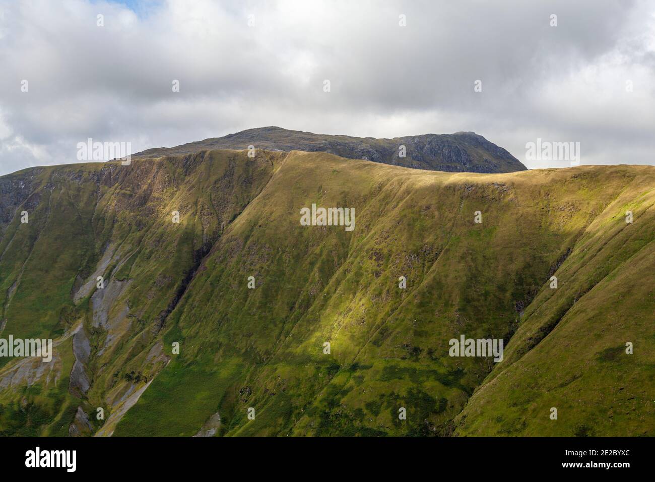 Aran Fawddwy viewed from the summit of Pen Yr Allt Uchaf, an area in ...