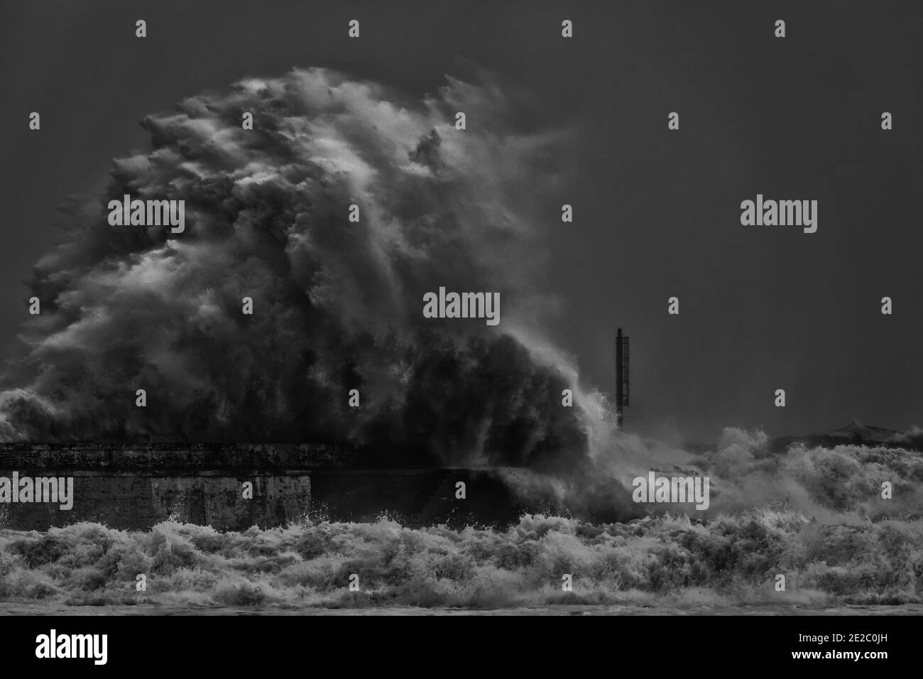 Spain wave Black and White Stock Photos & Images - Alamy