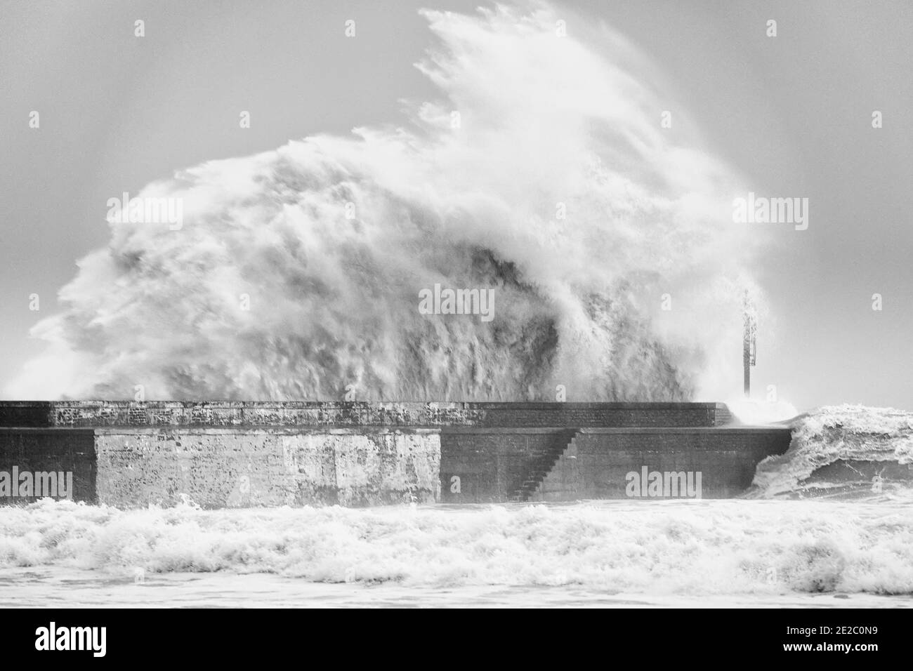 Big dock Black and White Stock Photos & Images - Alamy