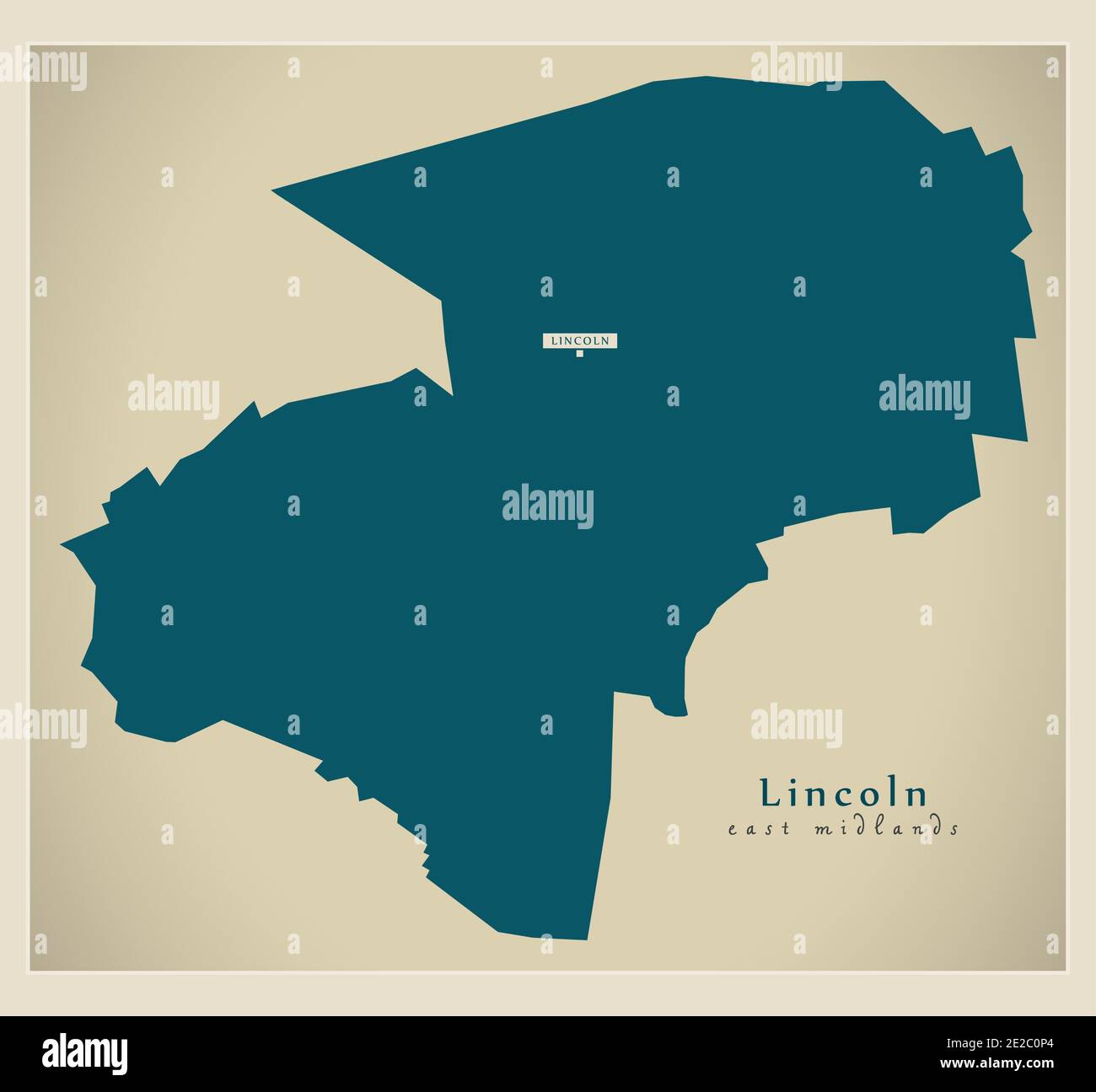 Lincoln Map High Resolution Stock Photography and Images - Alamy