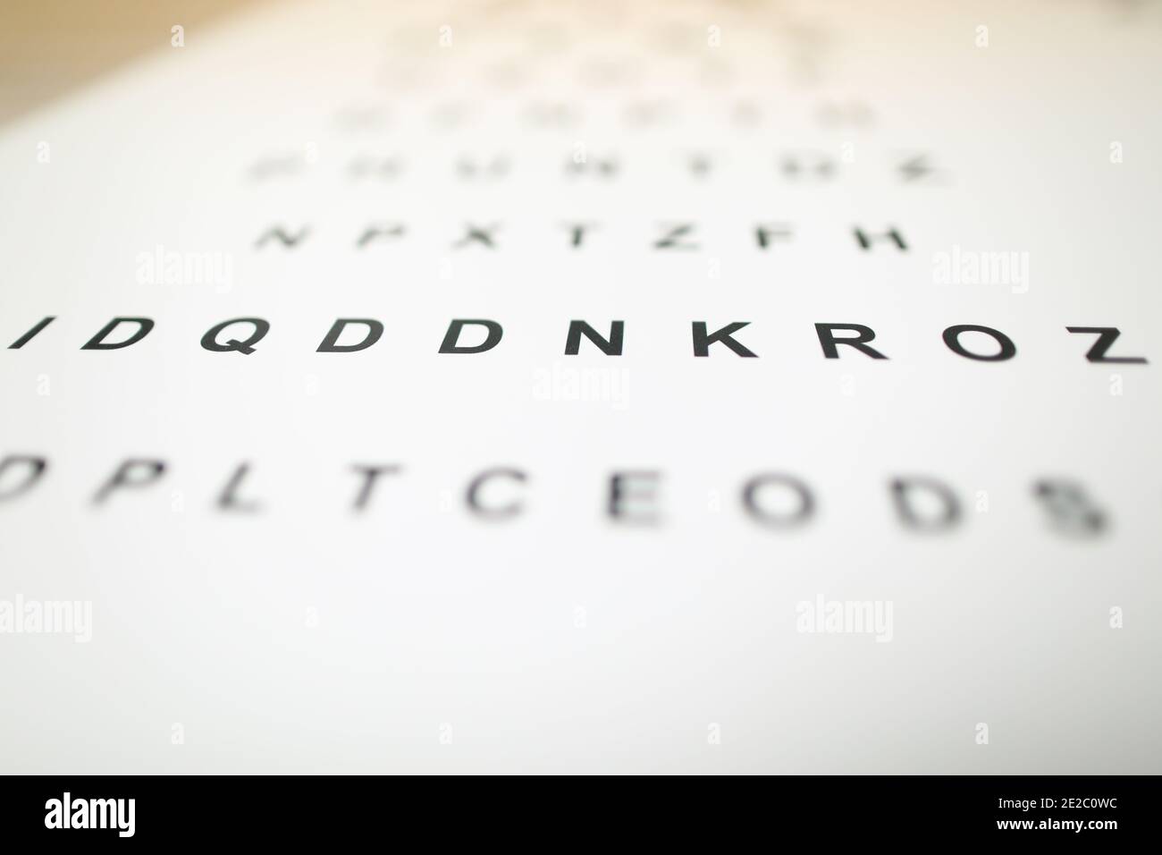 Black capital letter on list Stock Photo - Alamy