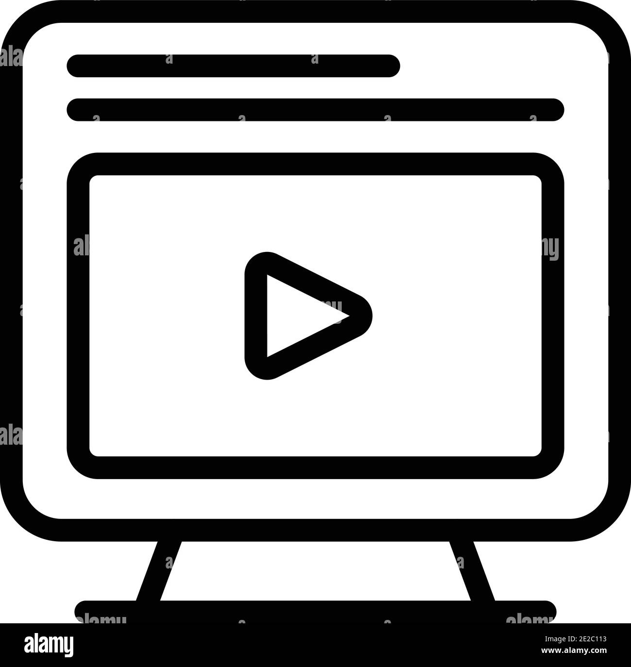 Device update icon. Outline device update vector icon for web design ...