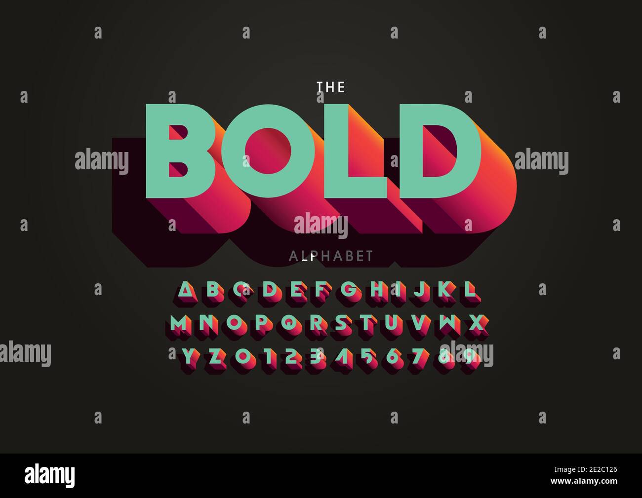 Vector of stylized alphabet and font Stock Vector Image & Art - Alamy