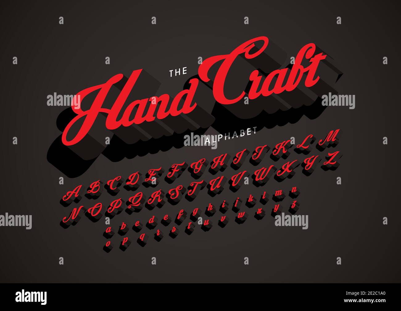 Vector of stylized alphabet and font Stock Vector Image & Art - Alamy