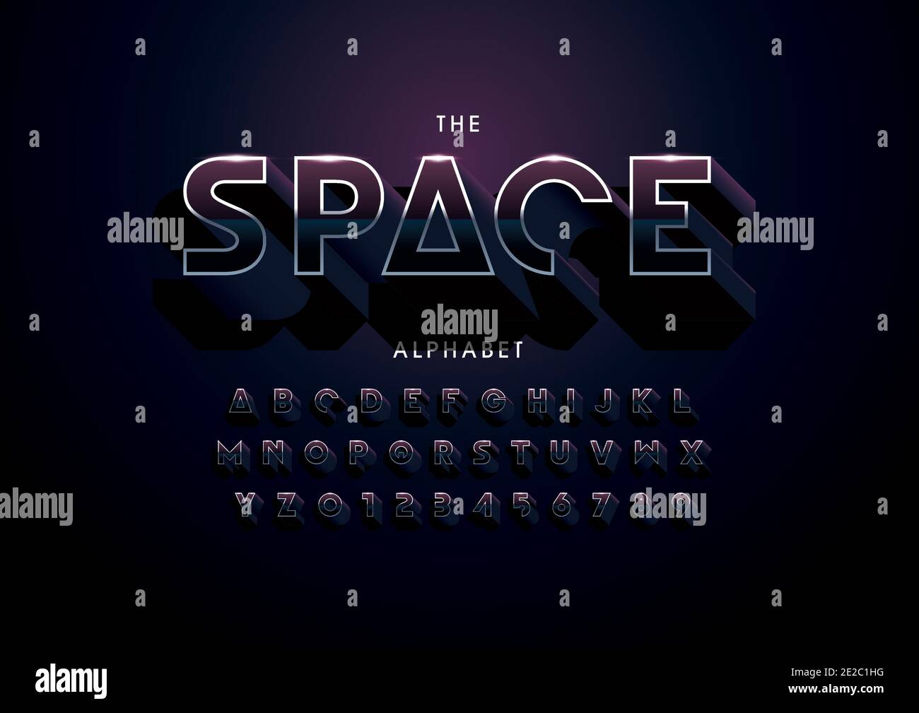 Vector of stylized alphabet and font Stock Vector Image & Art - Alamy