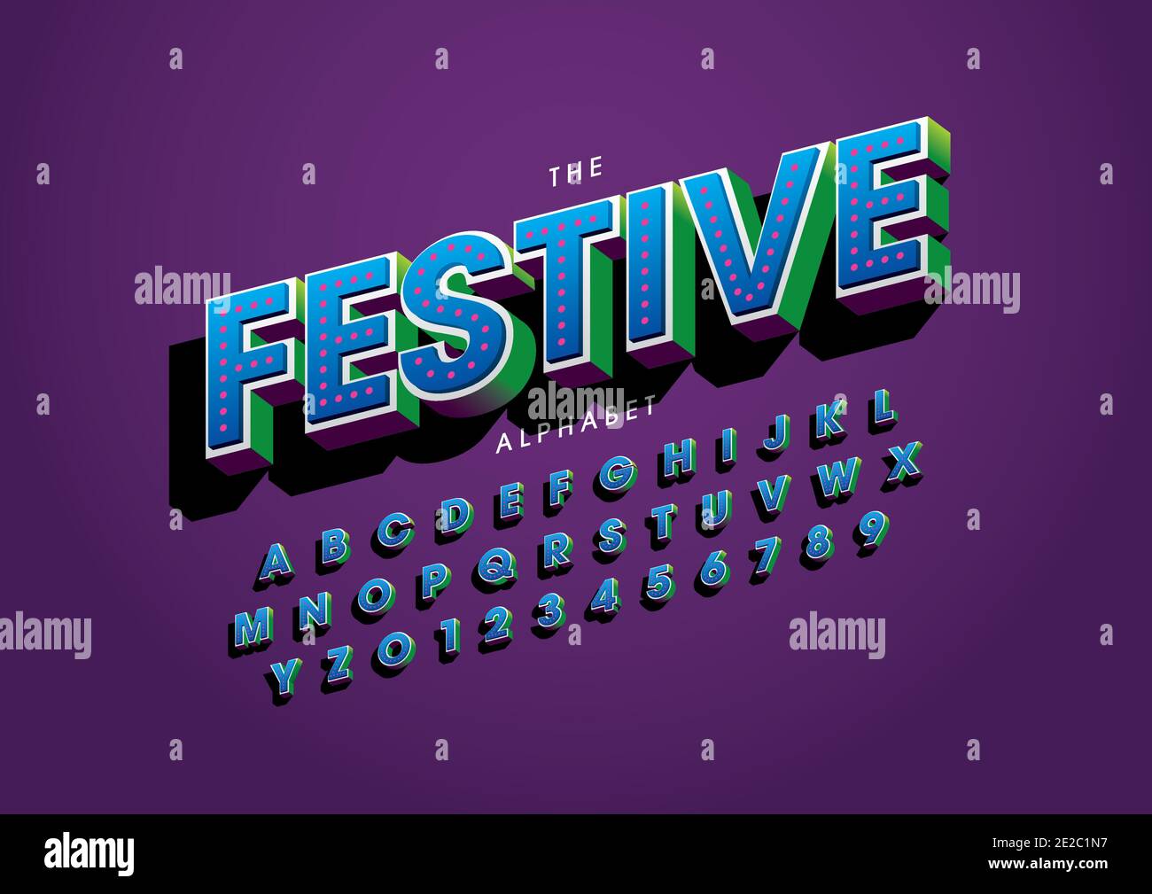 Vector of stylized alphabet and font Stock Vector Image & Art - Alamy