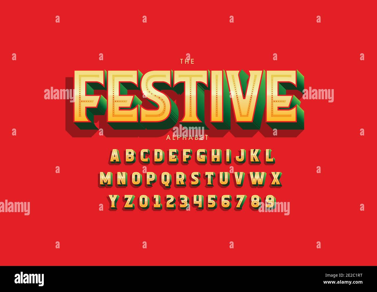 Vector of stylized alphabet and font Stock Vector Image & Art - Alamy