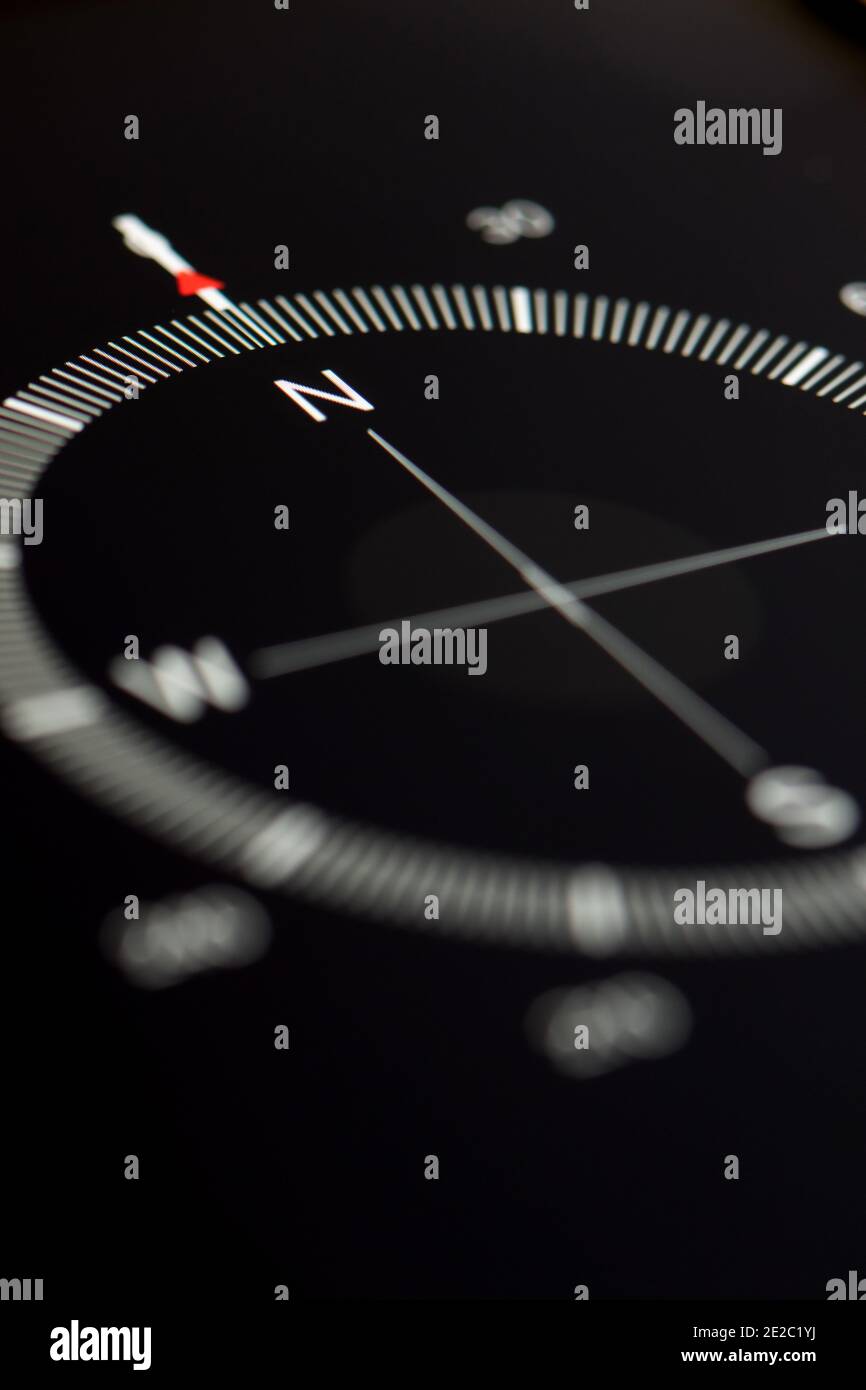 Compass needle pointing north hi-res stock photography and images - Alamy