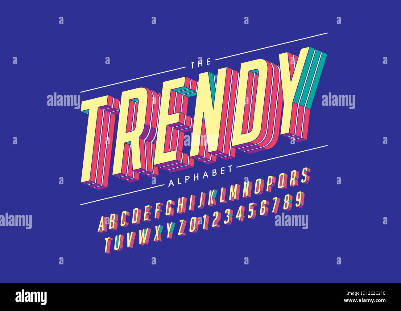 Vector of stylized alphabet and font Stock Vector Image & Art - Alamy