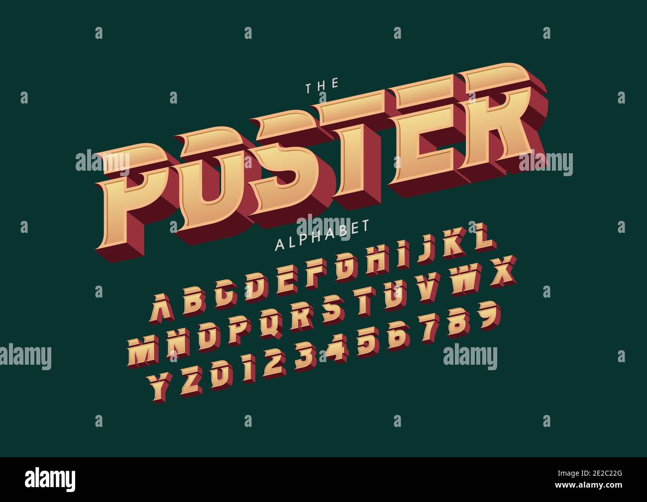 Vector of stylized alphabet and font Stock Vector Image & Art - Alamy