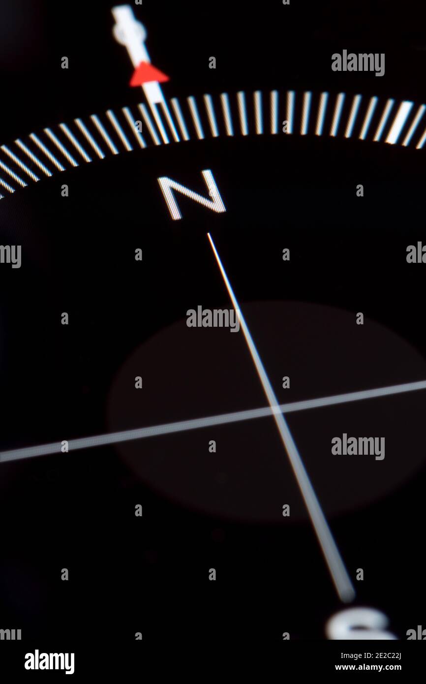 Compass needle pointing north hi-res stock photography and images - Alamy